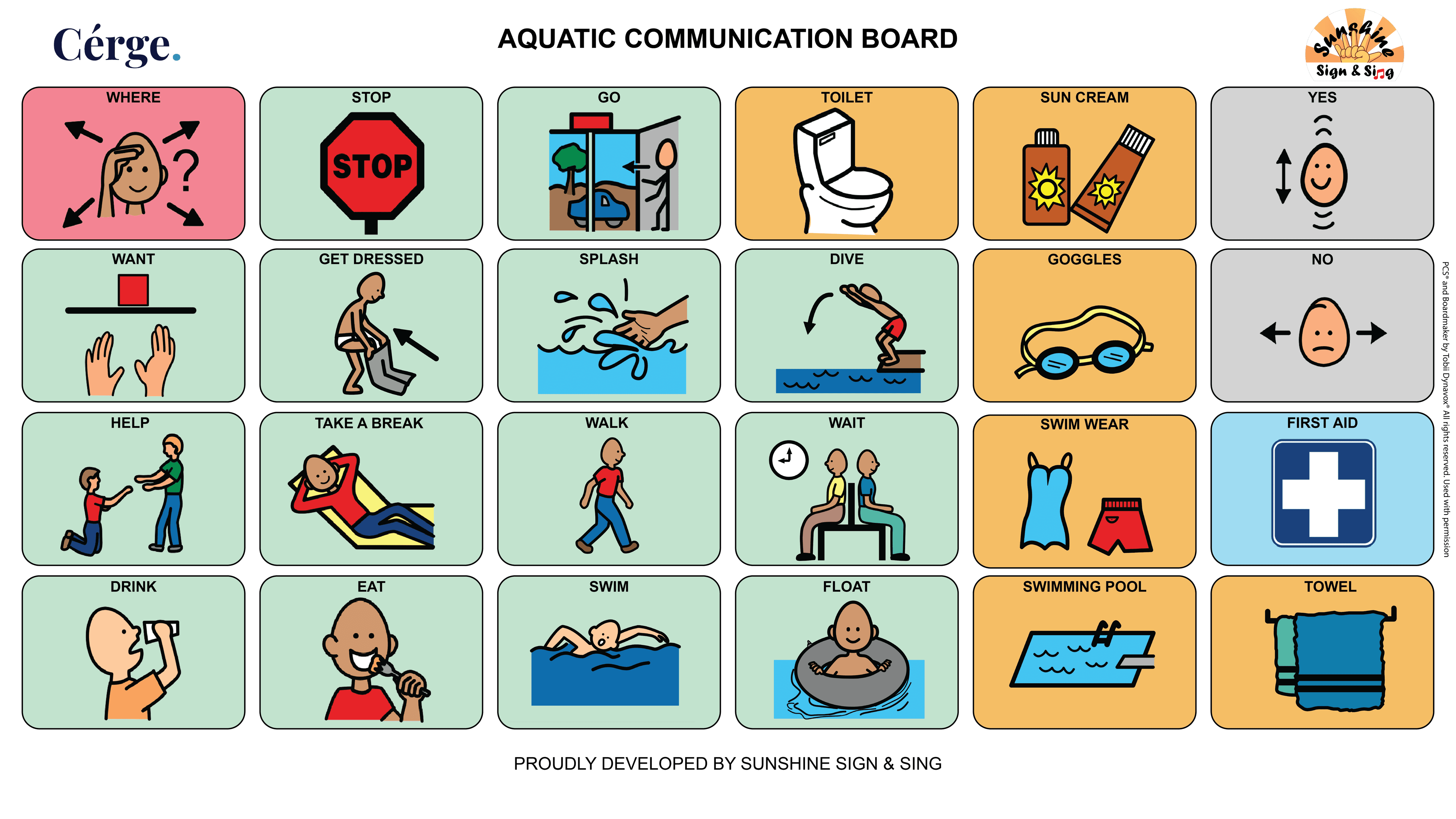 Cérge | Bribie Island Aquatic and Leisure Centre - Communication Board